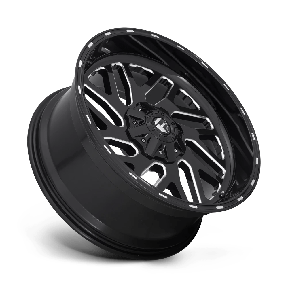 Fuel 1PC D581 TRITON - 22X10 +-19 Gloss Black Milled - Best Wheels Online