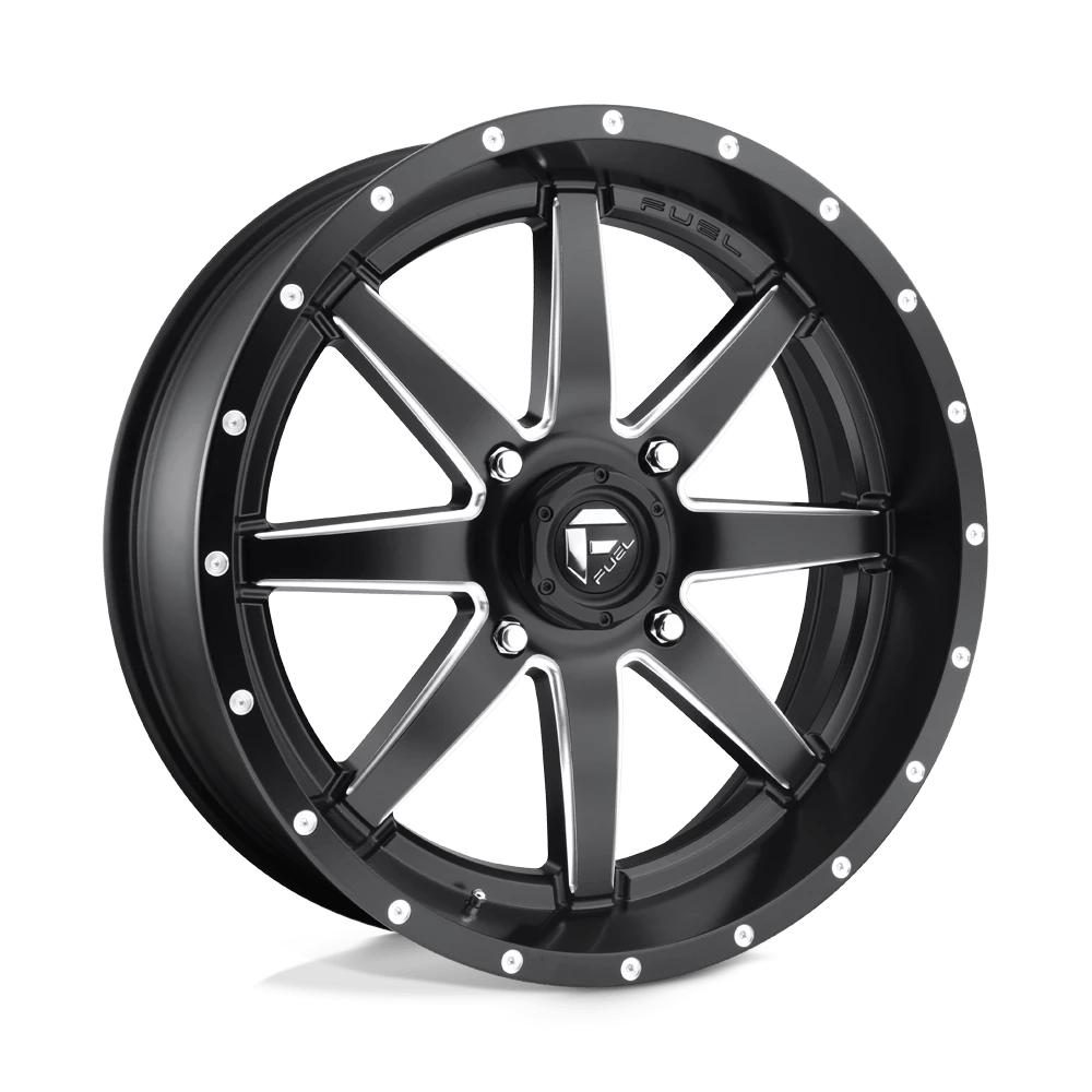 Fuel UTV D538 MAVERICK - 20X7 +13 Matte Black Milled - Best Wheels Online