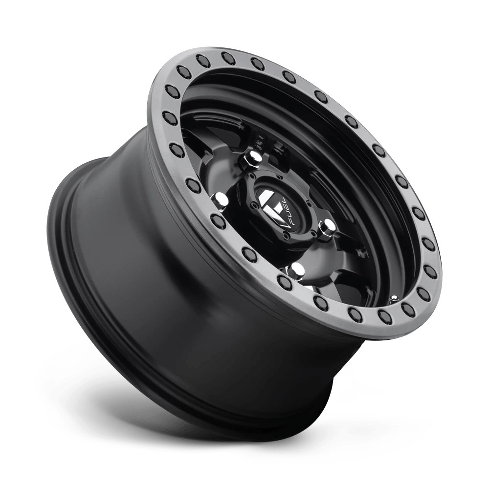 Fuel UTV D557 ANZA - 14X7 +13 Matte Black Gun Metal Ring - Best Wheels ...