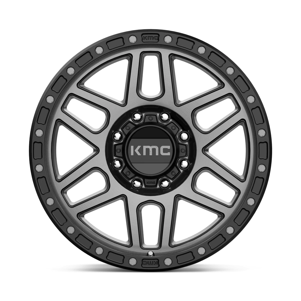 KMC KM544 MESA - 17X9 +18 Satin Black w/ Gray Tint - Best Wheels Online