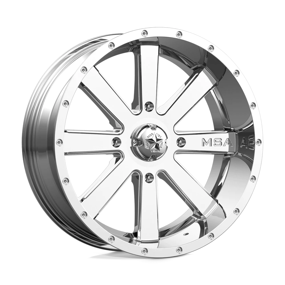 MSA Offroad Wheels M34 FLASH - 20X7 +00 Chrome - Best Wheels Online