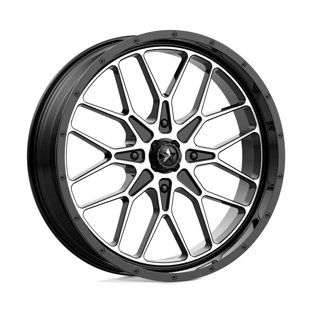 MSA Offroad Wheels M45 PORTAL - 15X7 +10 Gloss Black Machined - Best ...