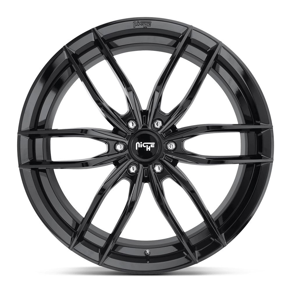 Niche 1PC M209 VOSSO - 24X9.5 +30 Gloss Black - Best Wheels Online
