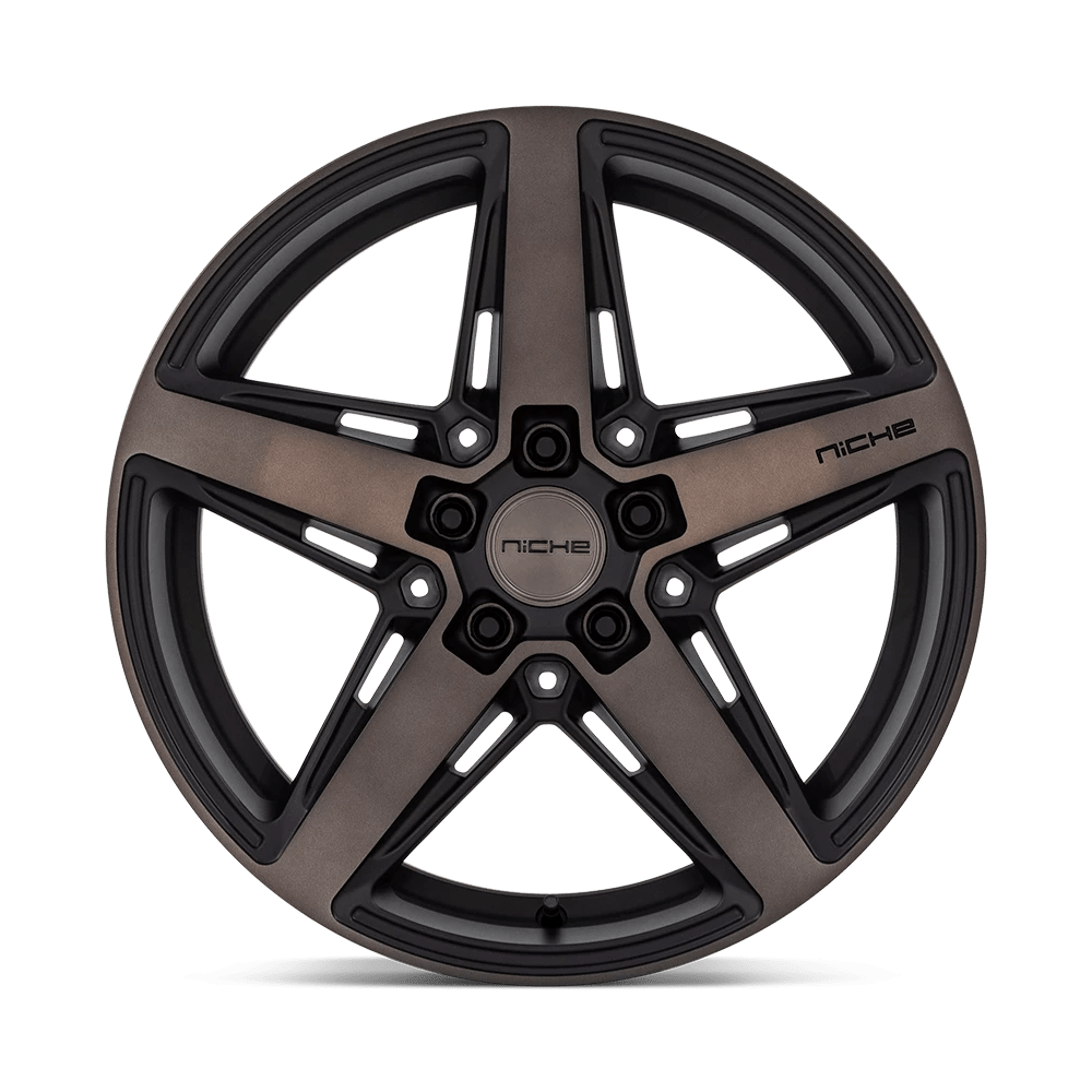 Niche 1PC M271 TERAMO - 18X8 +42 Matte Black w/ Double Dark Tint Face ...
