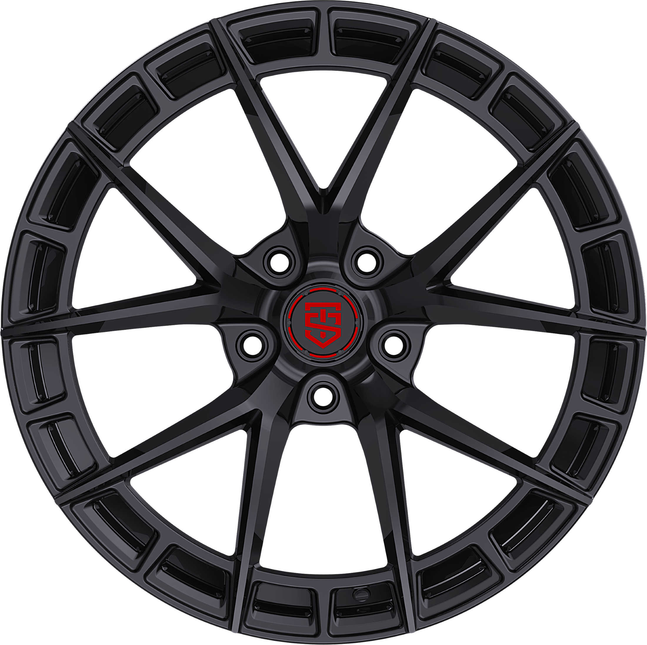 TIS Motorsports 504B - 17x7.5 5X4.50 +35 Black - Best Wheels Online