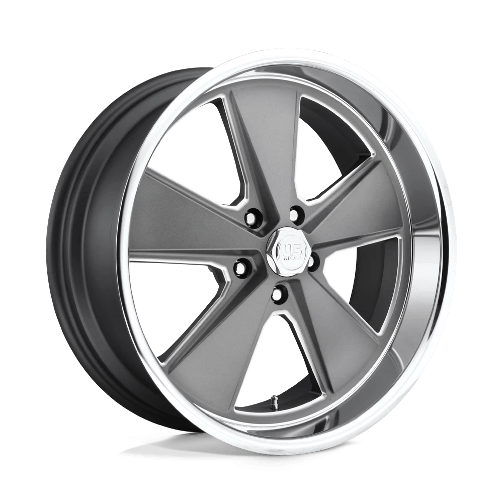 US Mag 1PC U120 ROADSTER - 18X8 +01 Matte Gun Metal Machined - Best ...